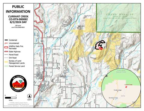 Colorado Forest Fire Map